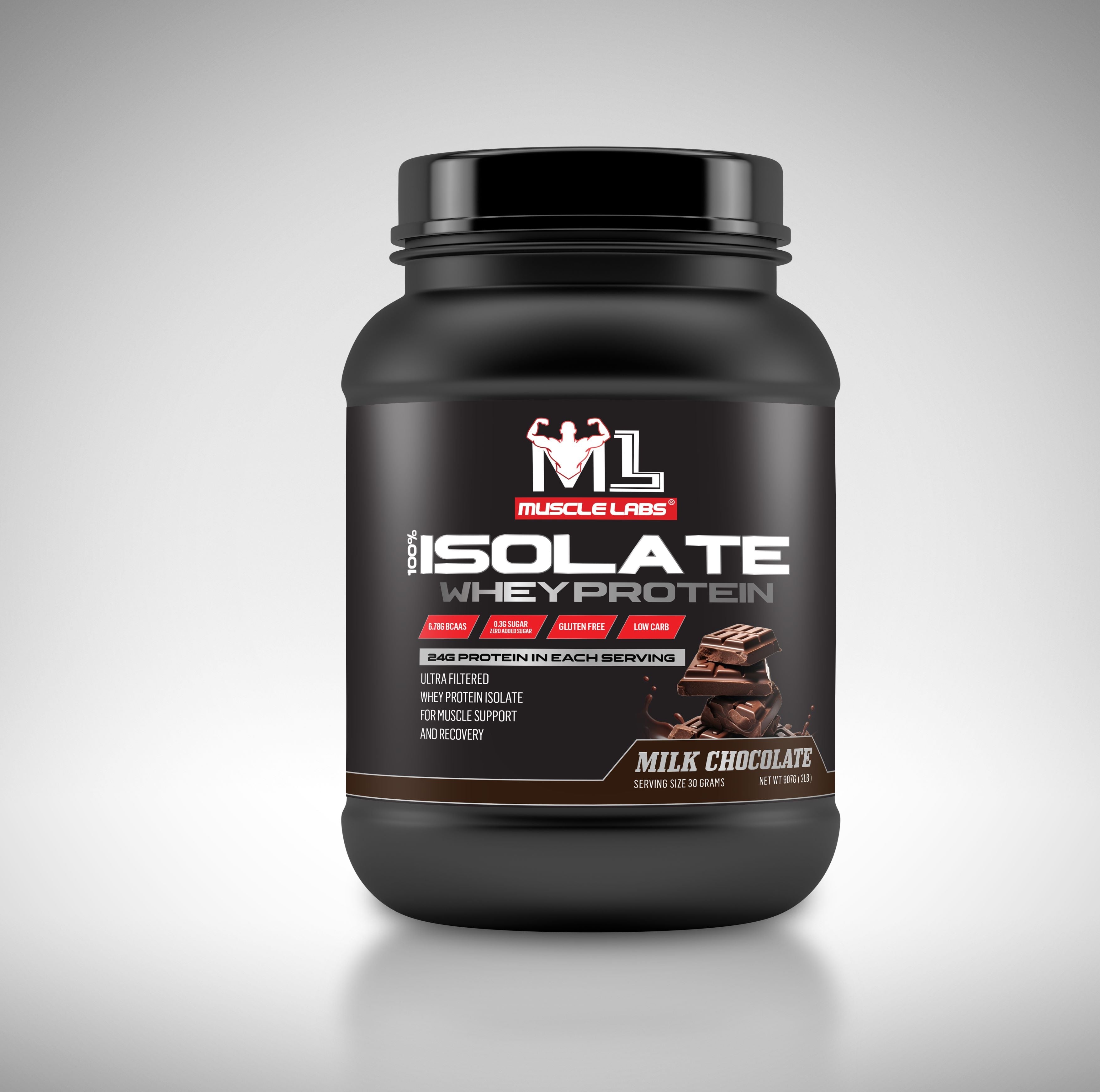 Muscle Labs 100% Isolate Whey Protein – Purenutrition Pakistan